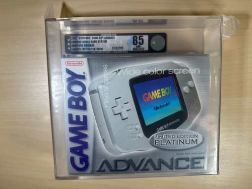Nintendo Gameboy Advance GBA Platinum Handheld Console New In Box VGA ...