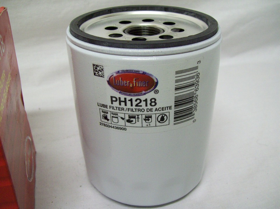LUBER FINER OIL FILTER PH1218 WIX 51060 FITS HUMMER, CHEVROLET, FORD ...