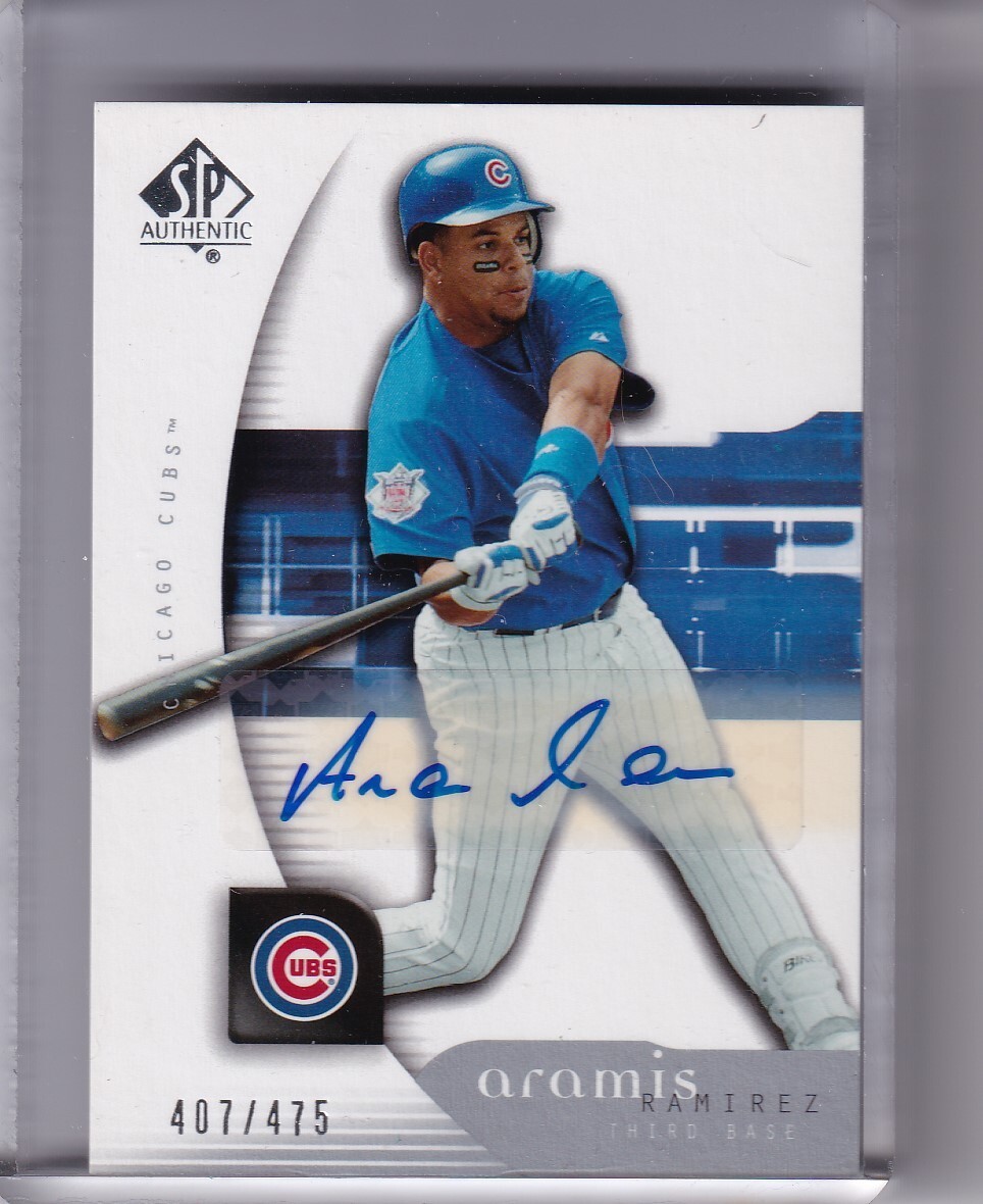 2005 SP AUTHENTIC #10 ARAMIS RAMIREZ AUTOGRAPH CHICAGO CUBS 407/475 ...