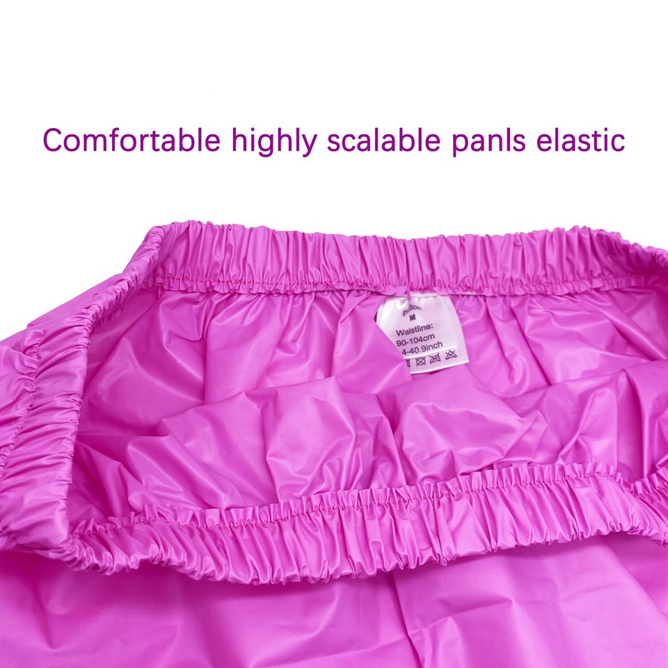 Adult Incontinence Pants Cloth Diapper Cover Washable Reusable Rubber ...