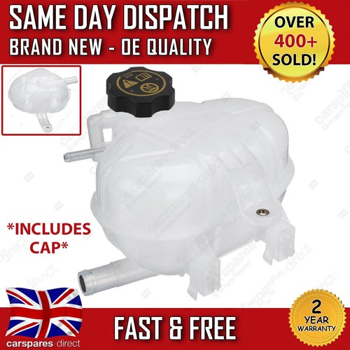 VAUXHALL CORSA D 2006-2014 RADIATOR COOLANT EXPANSION HEADER TANK & CAP ...