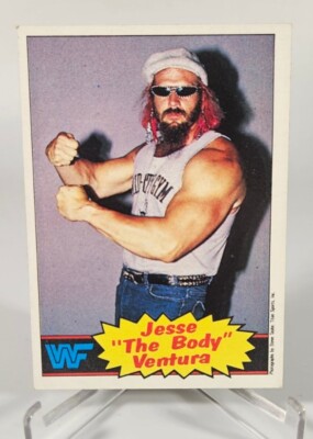 Jesse "The Body" Ventura 1985 Topps WWF Rookie Card # 11 WWE | eBay