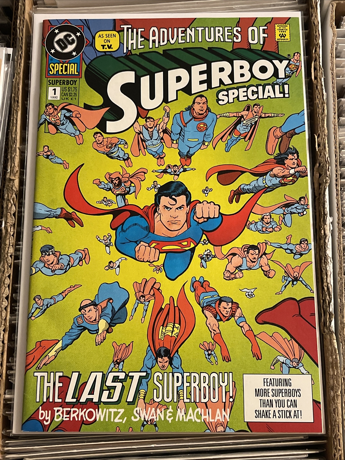 ADVENTURES OF SUPERBOY SPECIAL #1 CURT SWAN STAN BERKOWITZ TV SHOW 1992 ...