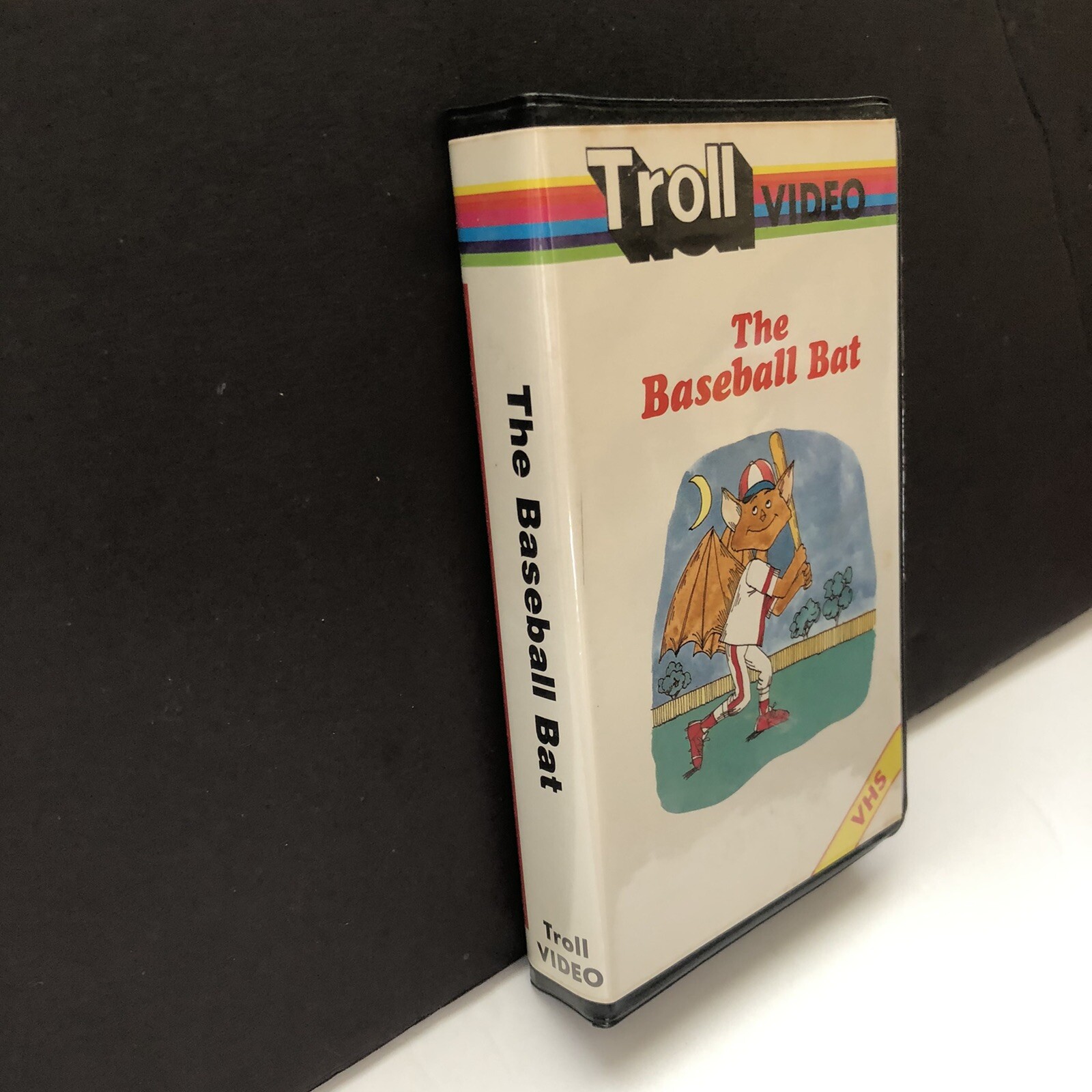 BASEBALL BAT Troll VHS George Guzzi cartoon 1987 Video kids book Rare ...