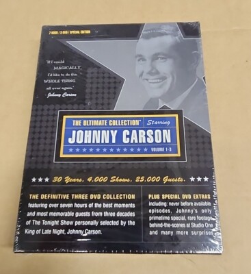 Johnny Carson: The Ultimate Collection (DVD, 2003, 3-Disc Set ...