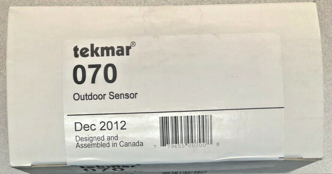 tekmar D070 Outdoor Air Sensor 070 for sale online | eBay