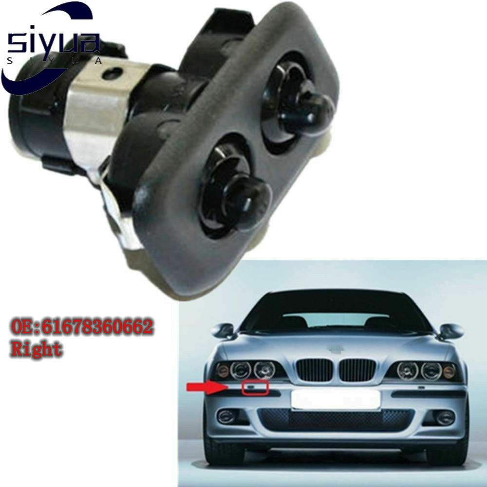 61678360662 Right Headlight Washer Nozzles For BMW E39 525i 528i 530i ...