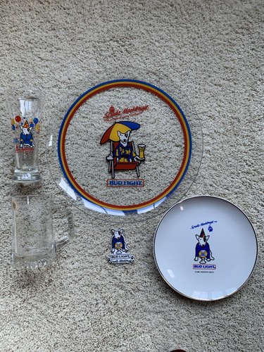 Spuds MacKenzie Plates, Glass, Mug /Stein / Magnet…The Original Party ...
