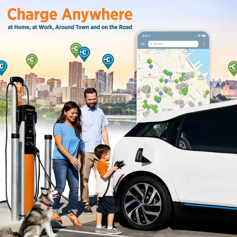ChargePoint Home Flex Level 2 WiFi NEMA 14-50 Plug Electric Vehicle EV ...