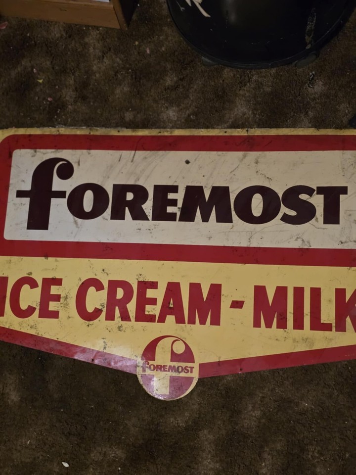 foremost ice cream sign | eBay