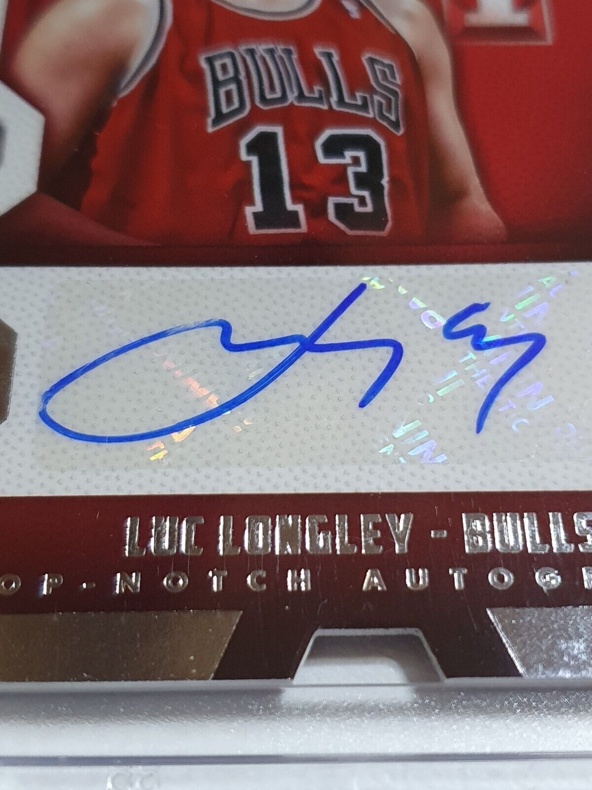 2013 Panini Innovation Luc Longley AUTO /325 Top-Notch Autograph Die ...