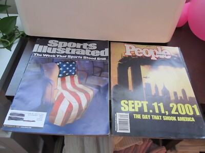 People & Sports Illustrated Magazines Sept 11 2001 Published Sept 24 ...