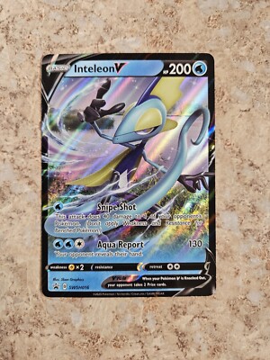 Pokémon TCG Inteleon V SWSH Black Star Promo SWSH016 Holo Promo | eBay