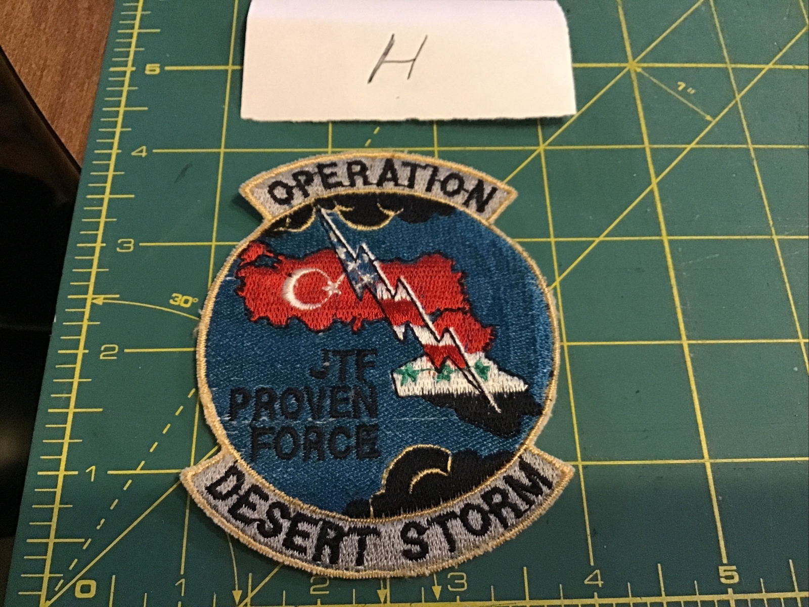 Operation Desert Storm JTF Proven Force Patch Badge | eBay