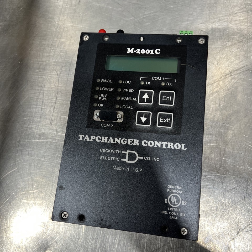Beckwith Electric TapChanger Control M-2001C for Transformers and ...