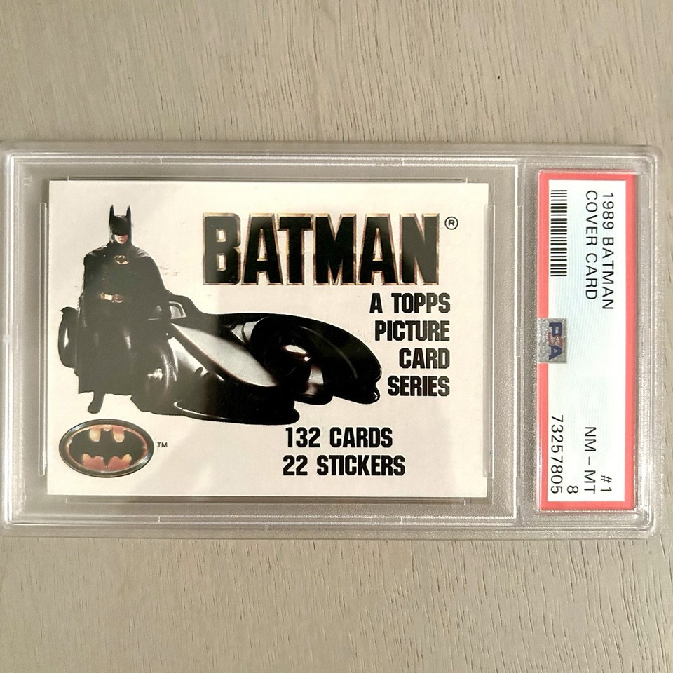 1989 Topps Batman Factory Set Glossy Batman Introduction #1 PSA 8 | eBay