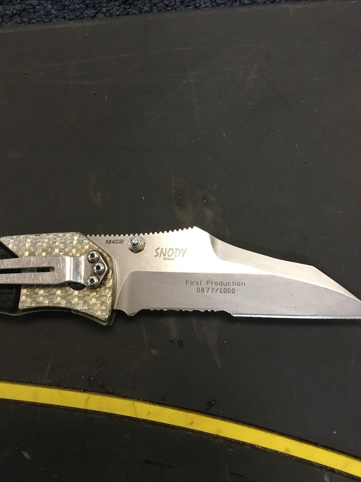 Benchmade 154cm Snody Tactical Knife 1st Production | eBay