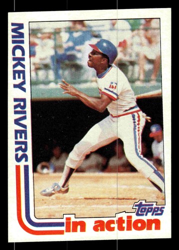 1982 Topps Mickey Rivers #705 - Texas Rangers - NM+ | eBay