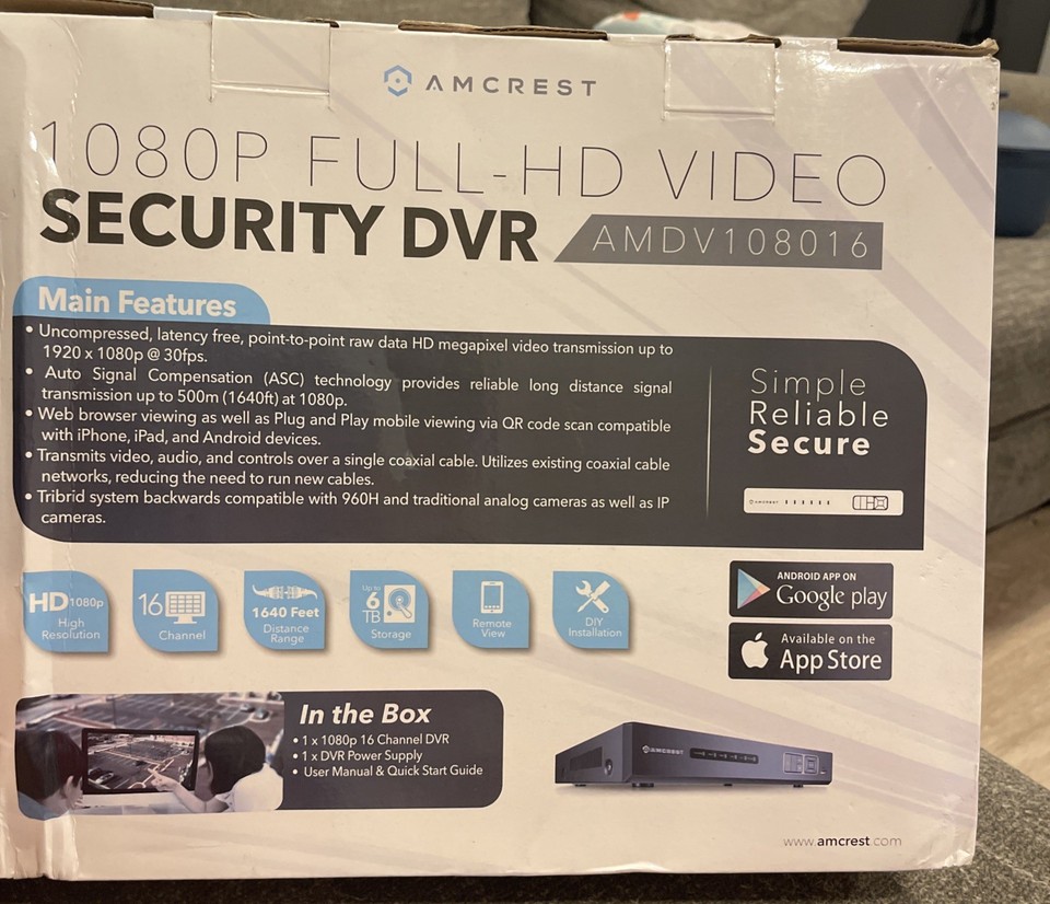 Amcrest 5MP Network NV4108 1080P Network Video Recorder NVR 8 Channel ...