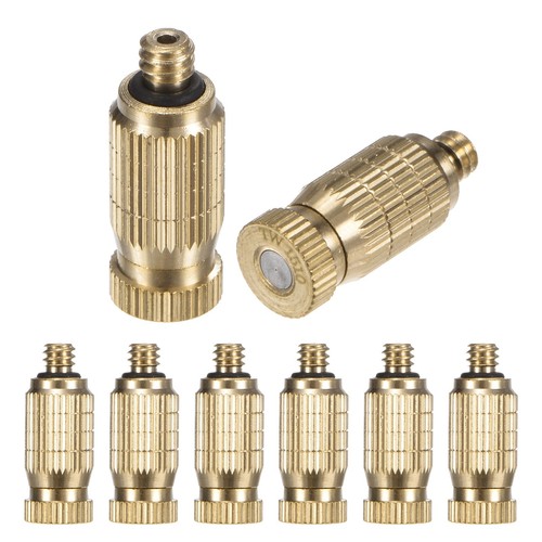 8-Pack Brass Misting Nozzles, 0.006"/0.15mm Misting System Parts [10/24 ...