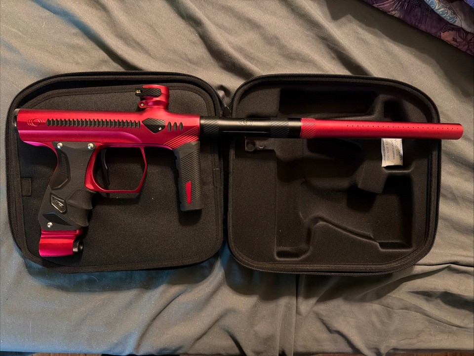 Shocker Paintball Method ERA Electronic Speedball Marker Gun Red/Black ...