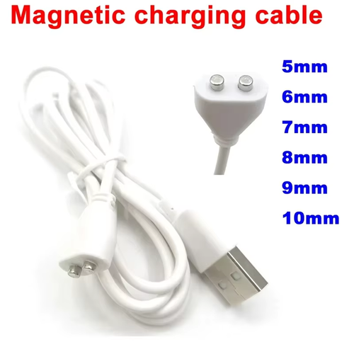 2 Pin Magnetic Charging Cable 8Mm Center Spacing Magnet Suctio USB ...