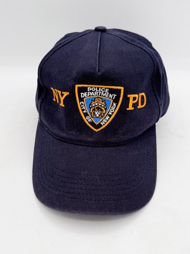 NYPD Police Department Hat Adjustable Navy Blue Embroidered Cap New York | eBay