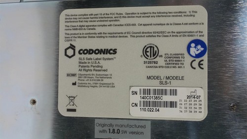 Codonics SLS500i Safe Label System Labeling Printer - Free Shipping | eBay
