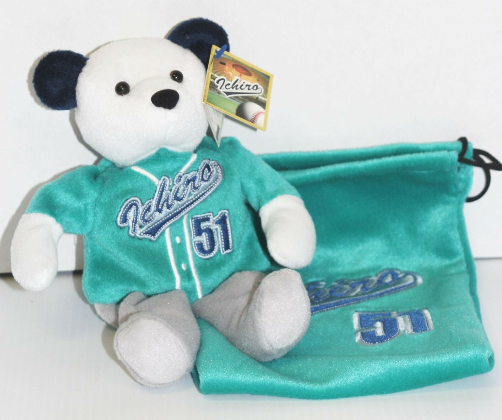 Ichiro Suzuki Seattle Mariners 2001 Summer Heroes Plush Bear 1/5000 w ...