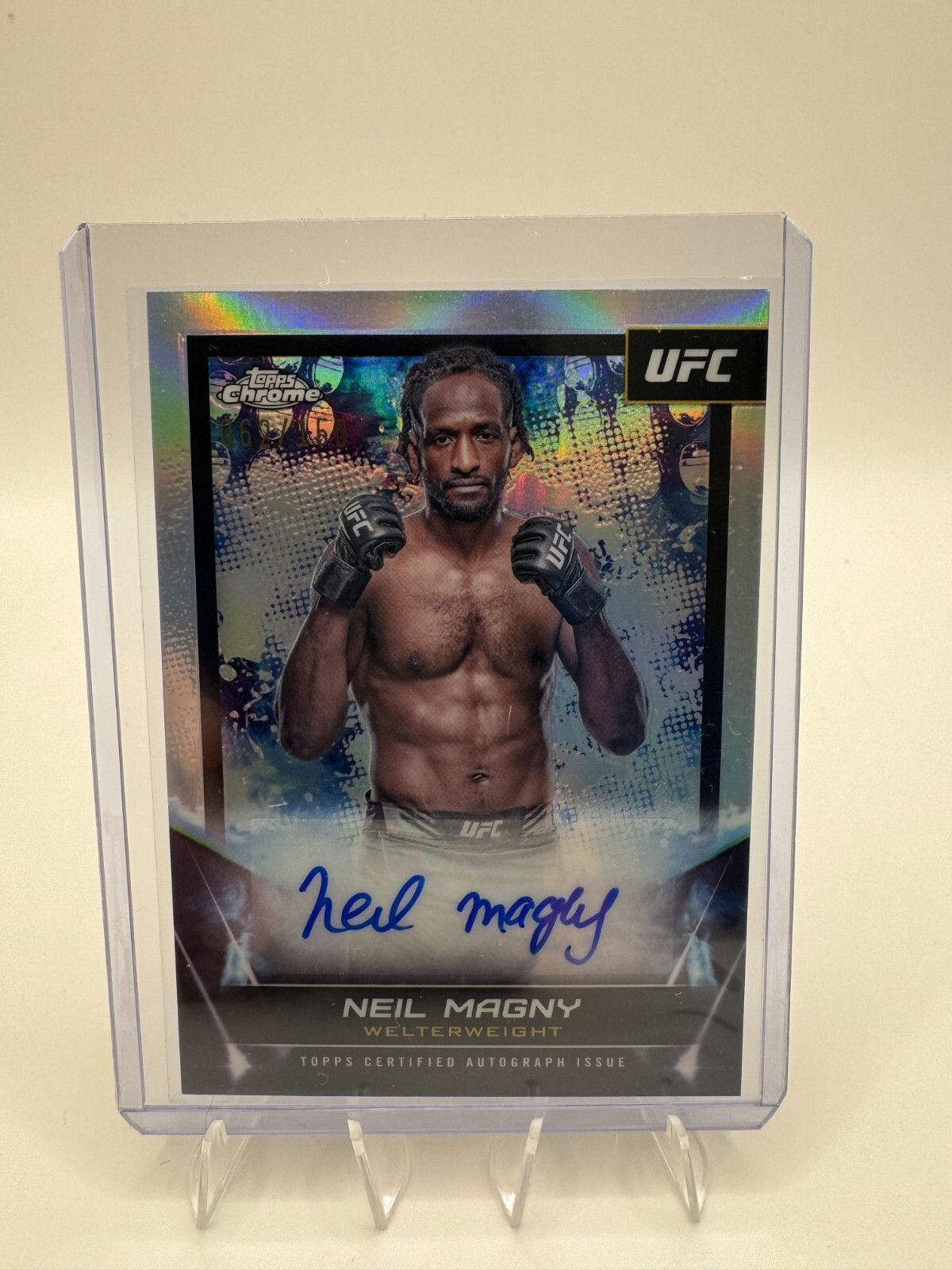 2024 Topps Chrome UFC - UFC Signatures Neil Magny #FNA-NMA Refractor ...