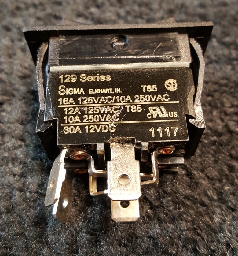 RV Sigma Rocker Switch 129 Series T85 Awning for sale online | eBay