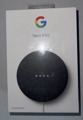 Google Nest Mini (2nd Generation) Smart Speaker - Charcoal ...