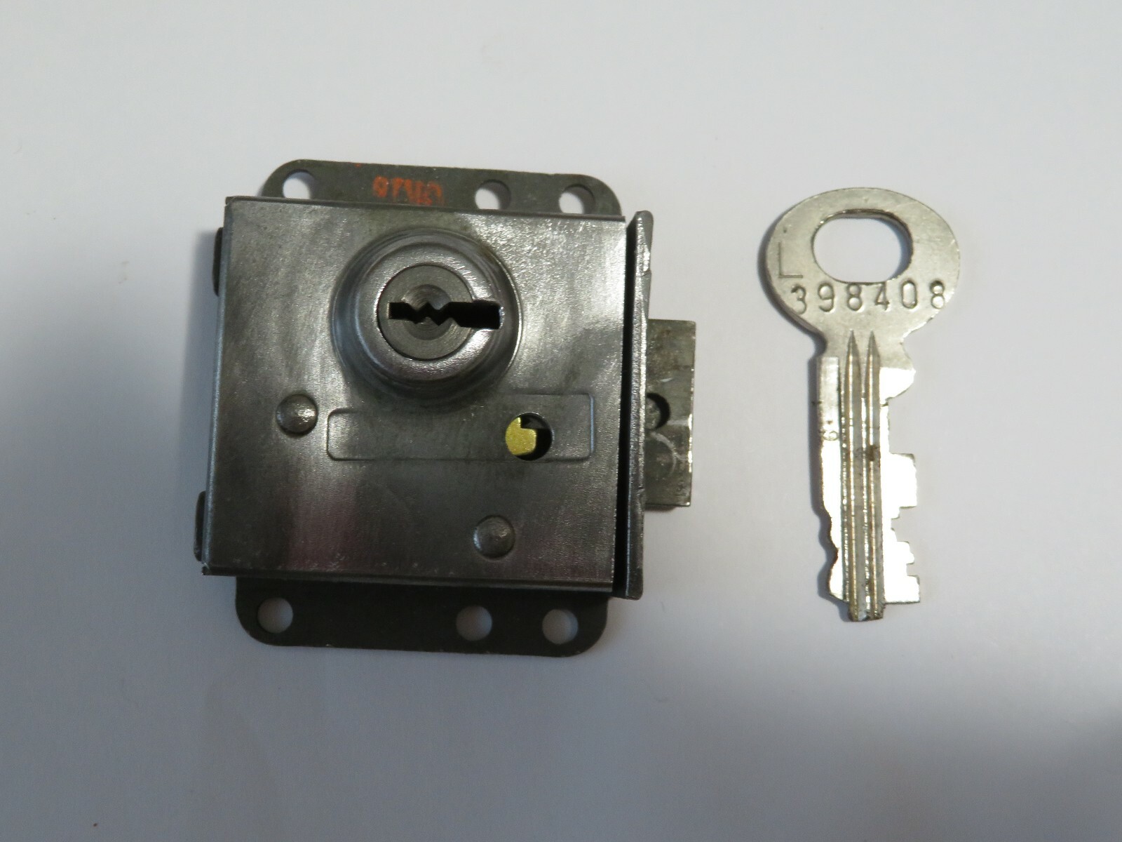 10L lock for Automatic Electric 3 slot payphone vault door. Gray also ...