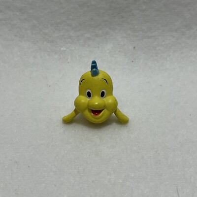 Disney Flounder Fish PVC Figure Little Mermaid 1 In Loose Cake Topper ...