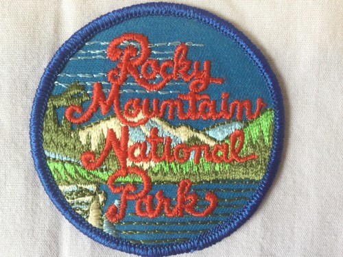Rocky Mountain National Park Vintage Embroidered Iron/Sew-On Patch ...