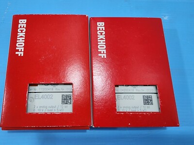 Beckhoff EL4002 EtherCAT Lots Of 2 Units | eBay