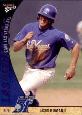 2003 Las Vegas 51s Multi-Ad #20 Jason Romano Tampa Florida FL - NM ...