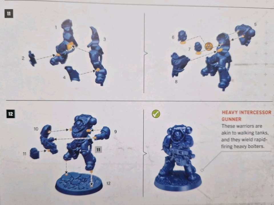 Kill Team Heavy Intercessor New On Sprue Kill Team Space Marines ...