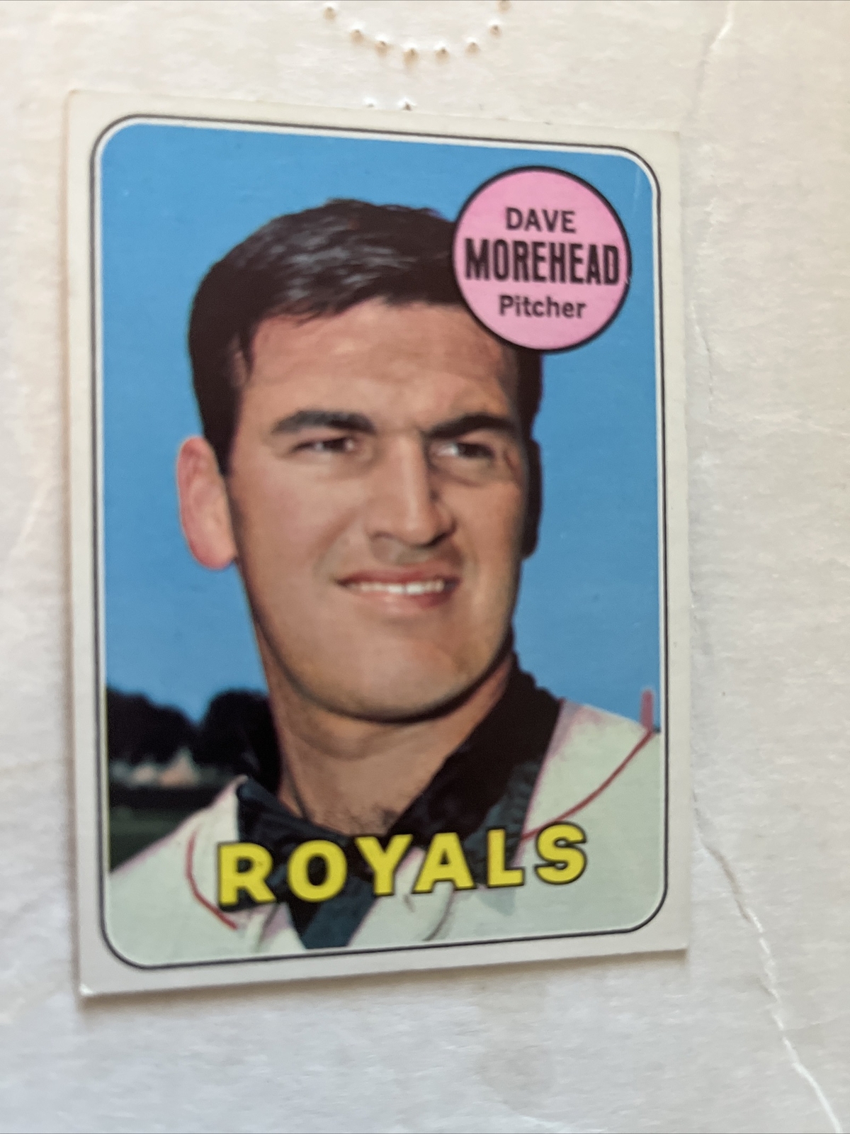 1969 Dave Morehead Kansas City Royals Topps Baseball Card #29 | eBay