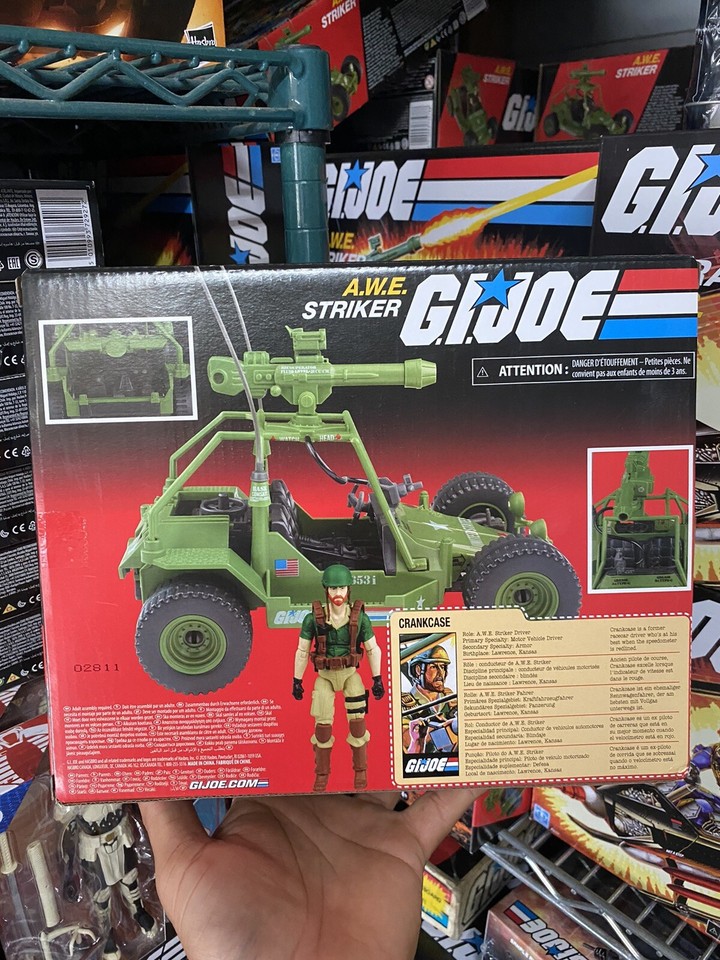 GI Joe Retro Collection AWE Striker Vehicle with Crankcase Action ...