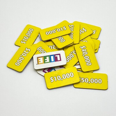 The Game of Life 25 Life Tiles 2007 Replacement Pieces Parts | eBay