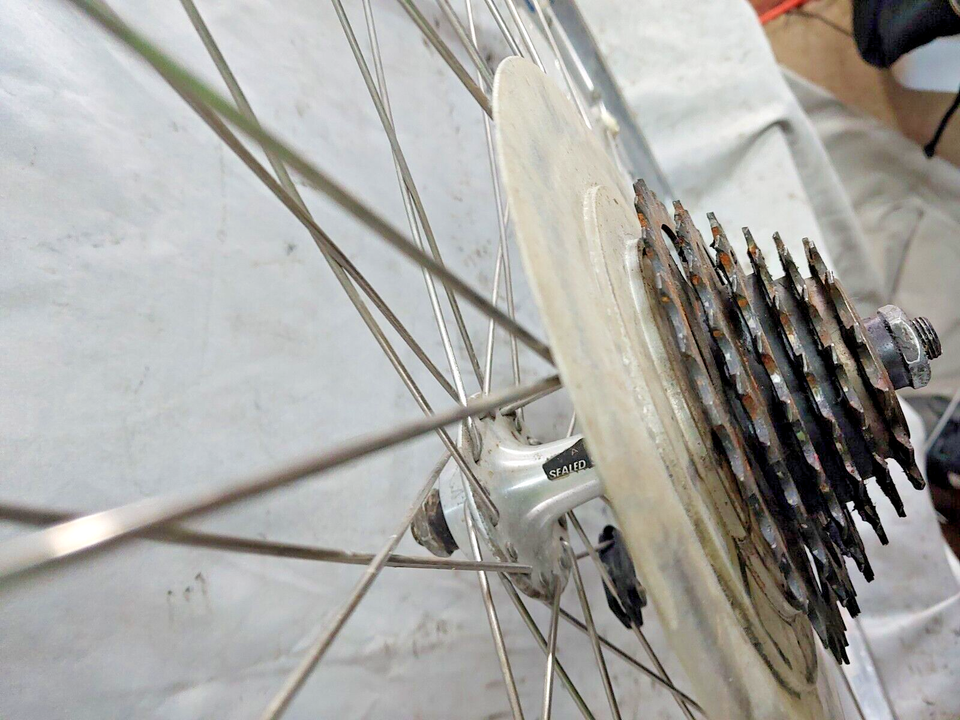 Araya RM-20 26" MTB Bike Wheel Set 130/100 Deore DX Freewheel 6 Speed ...