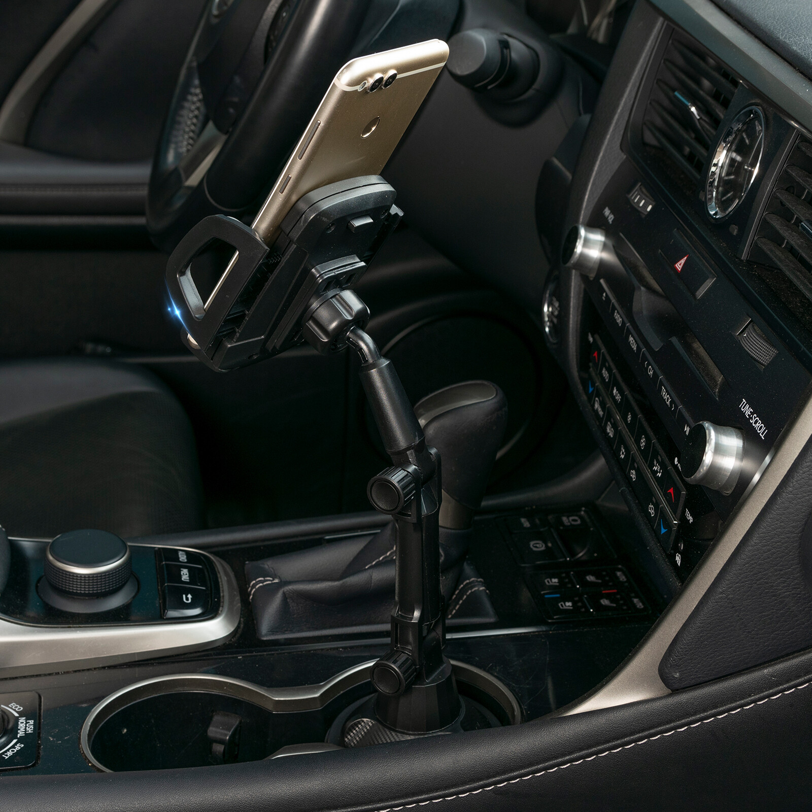 360° Cradle Desktop GPS Mobile Phone Universal Car Cup Mount Stand ...