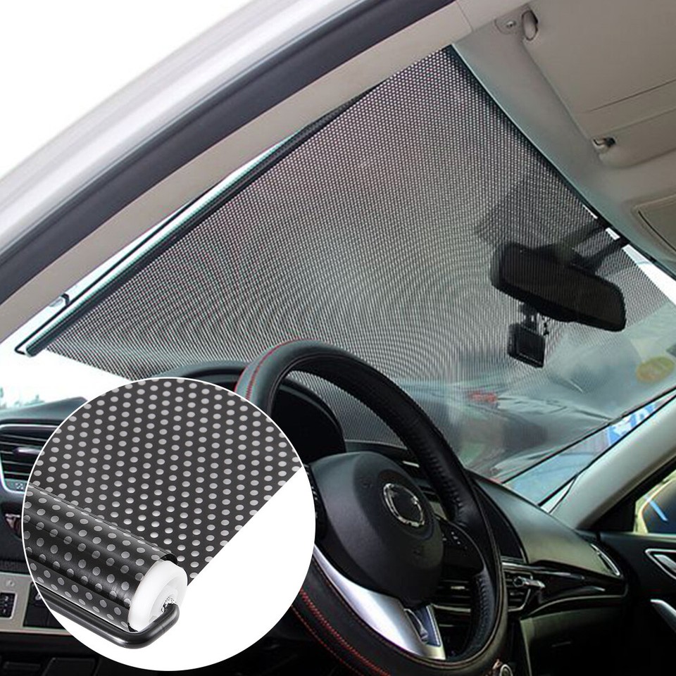 Car Retractable Windshield Sun Shade Visor SUV Front Window Folding ...