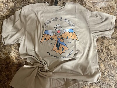 Rise up and Soar-Christian tee-Graphic tee-Short Sleeve-Made in a small ...