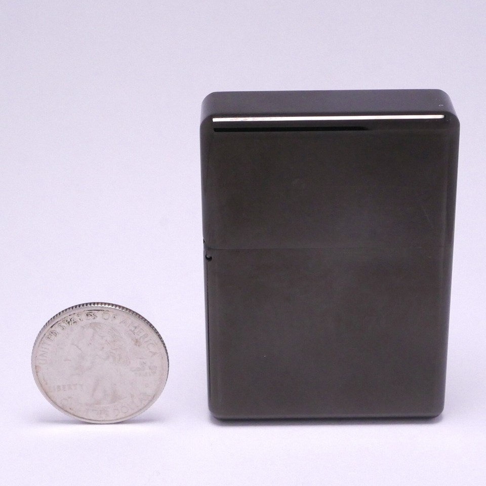 Zorro 912 Heavy Duty Brass Armor Windproof Retro Lighter (Black Chrome ...