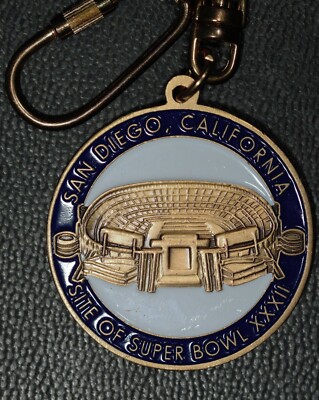 1998 Super bowl keyring, San Diego CA, | eBay
