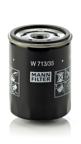 Oil filter W 713/35 for MITSUBISHI COLT VI SMART FORFOUR 1.5D 2004-2012 ...
