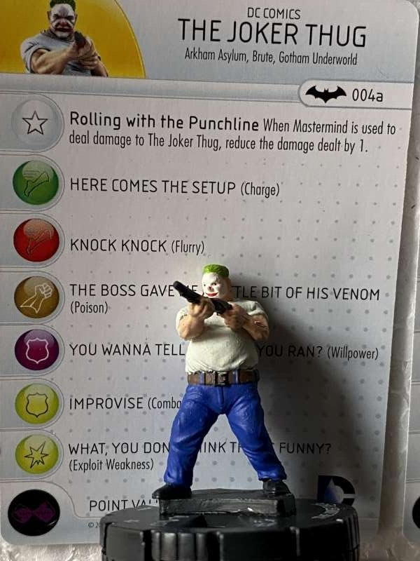 heroclix DC BATMAN #The Joker Thug #004 x 4 (generic set) | eBay