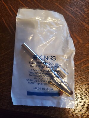KINGS ELECTRONICS 1765-1 RF coax connector 20 KV, RG8,RG8A,RG11,RG11A ...